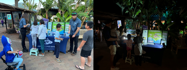 Maui Ocean Center Earth Night Activity Booth - Stormwater Maui